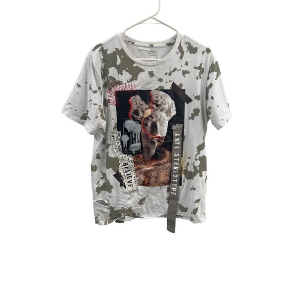 smoke rise ny | Shirts | Smoke Rise Mens Small Fashion Greek Patch ...